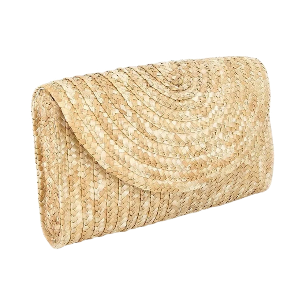 Woven Straw Clutch Bag (TSWB-0006) - Thesuncraft