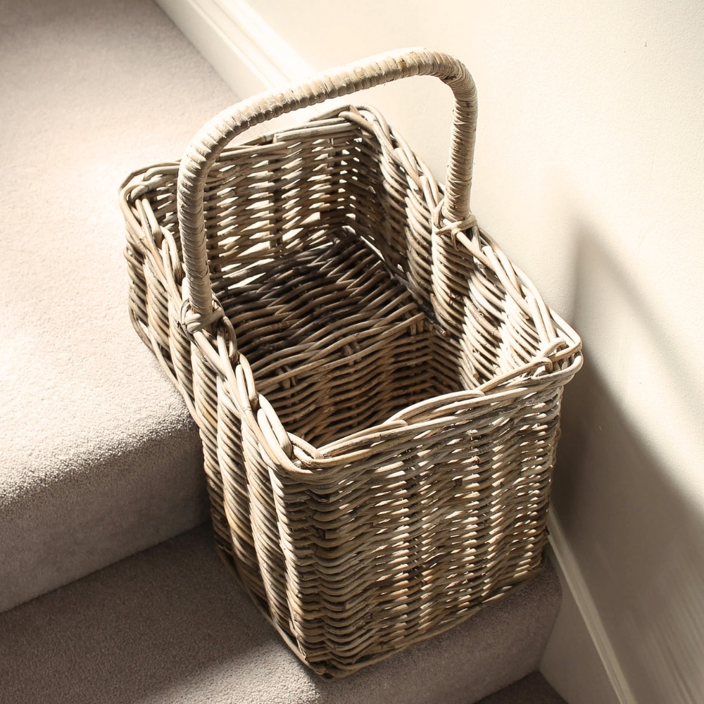Wicker Stair Basket (TSRTB-0036) - Thesuncraft